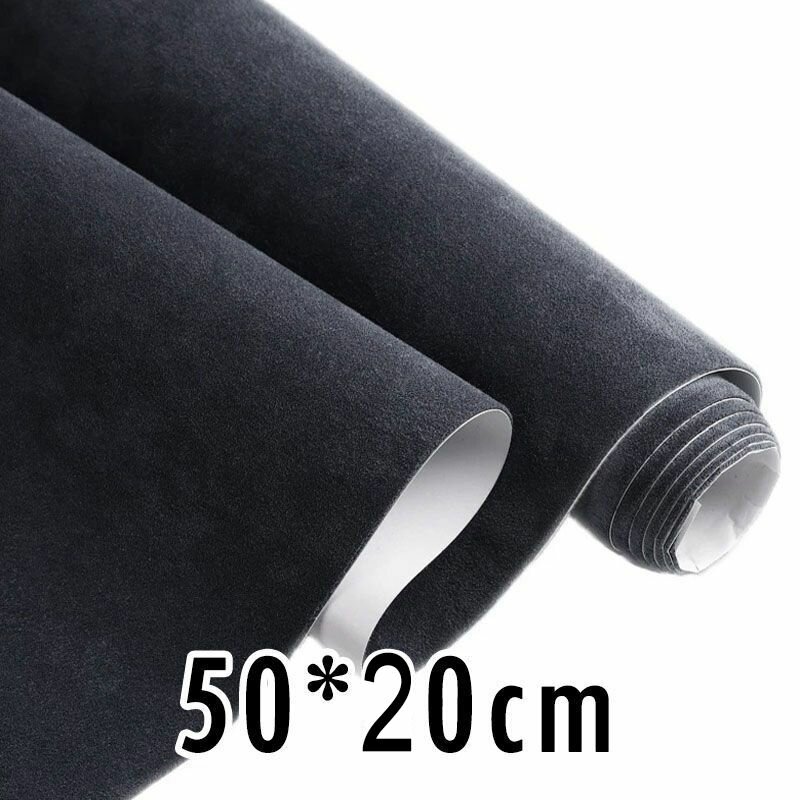 Ткань с клеевой основой для обивки ювелирных коробок и автосалона, DIY материал для дверных панелей и интерьера, многоразовое крепление без следов