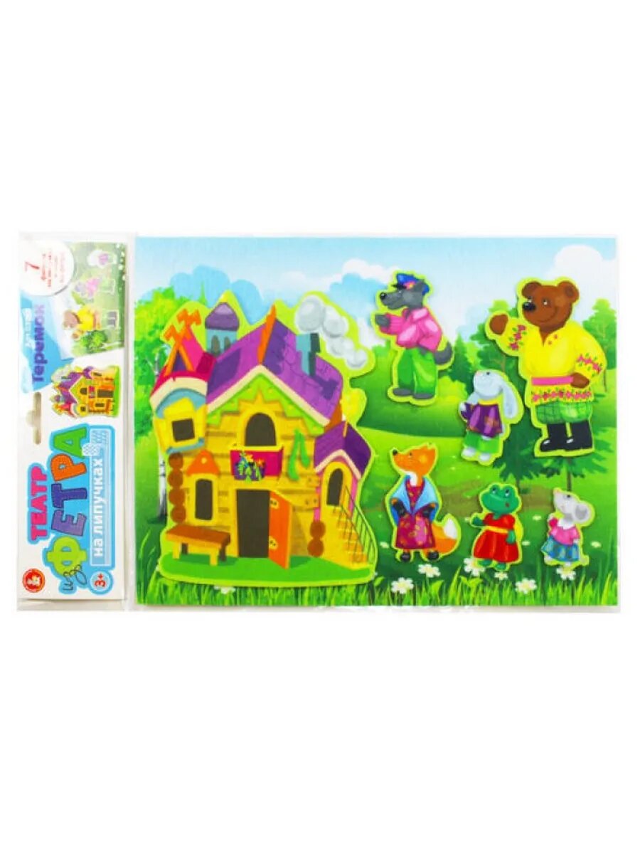 Набор из фетра на липучках /Теремок/ (европодвес)