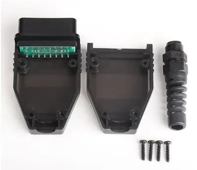 OBD2 J1962 разъем 16pin с корпусом и винтами