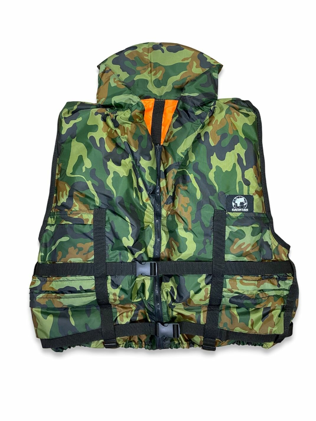 Спасательный жилет Капитан до 80 кг (размер 44-46), ГОСТ 58108-2019