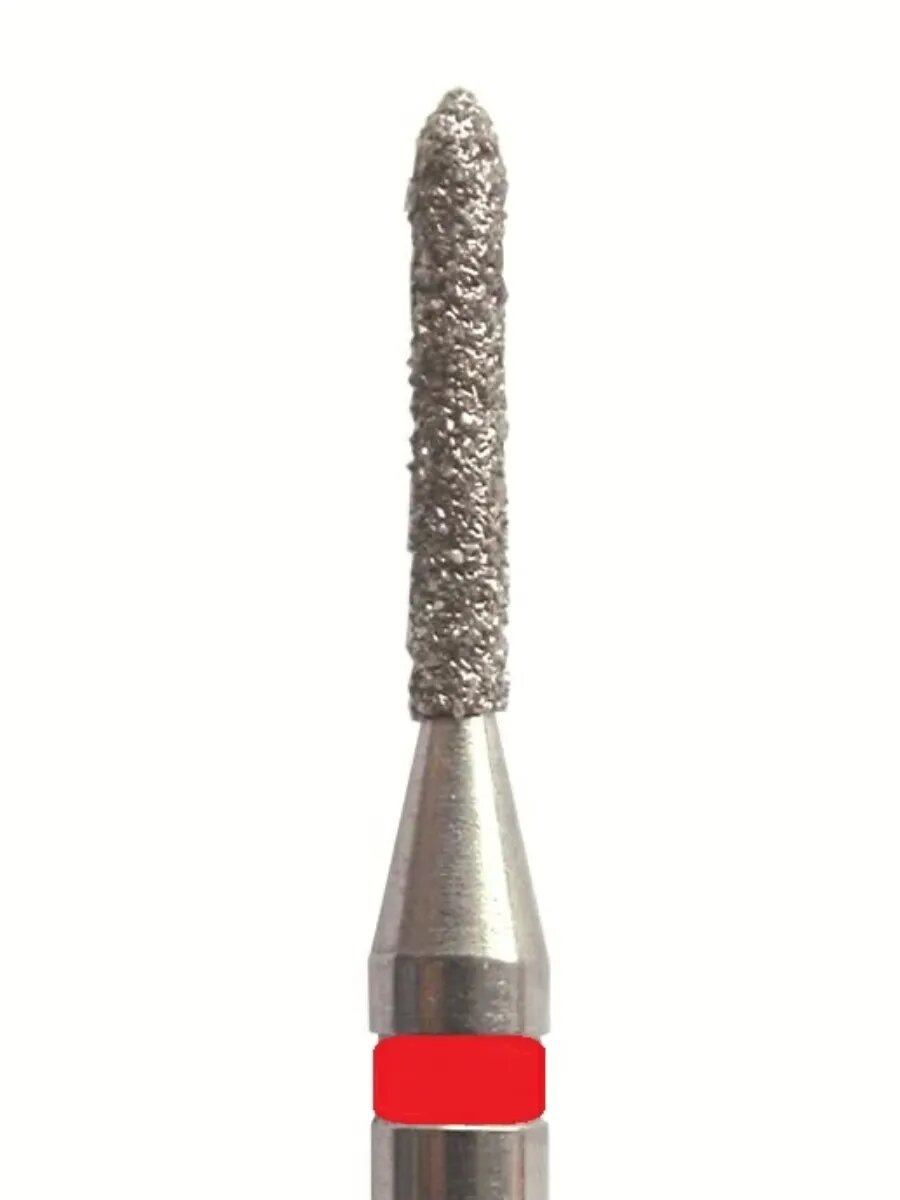 Бор алмазный 868 012 FG, красный, 5 шт, Форма: цилиндр