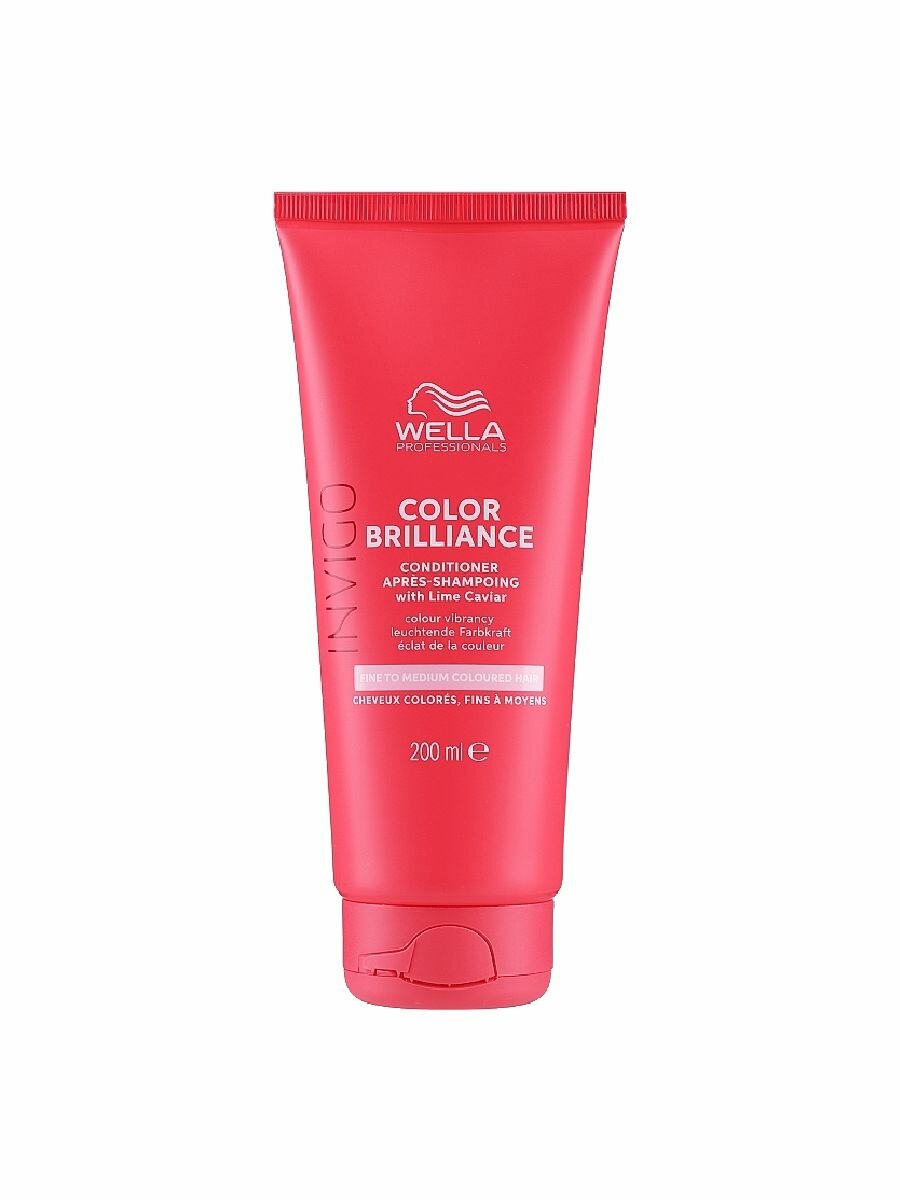 Wella Invigo Color Brilliance Бальзам-уход для защиты цвета окрашенных нормальных и тонких волос, 200 мл