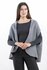 Палантин KHAN Cashmere для женщин,150х50 см, серый