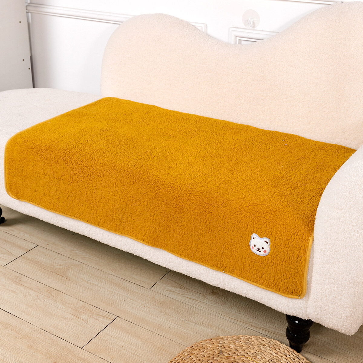 Фабрика прямых продаж осенью и зимой теплый овечий кашемир собачий коврик противоскользящий удобный собачий коврик