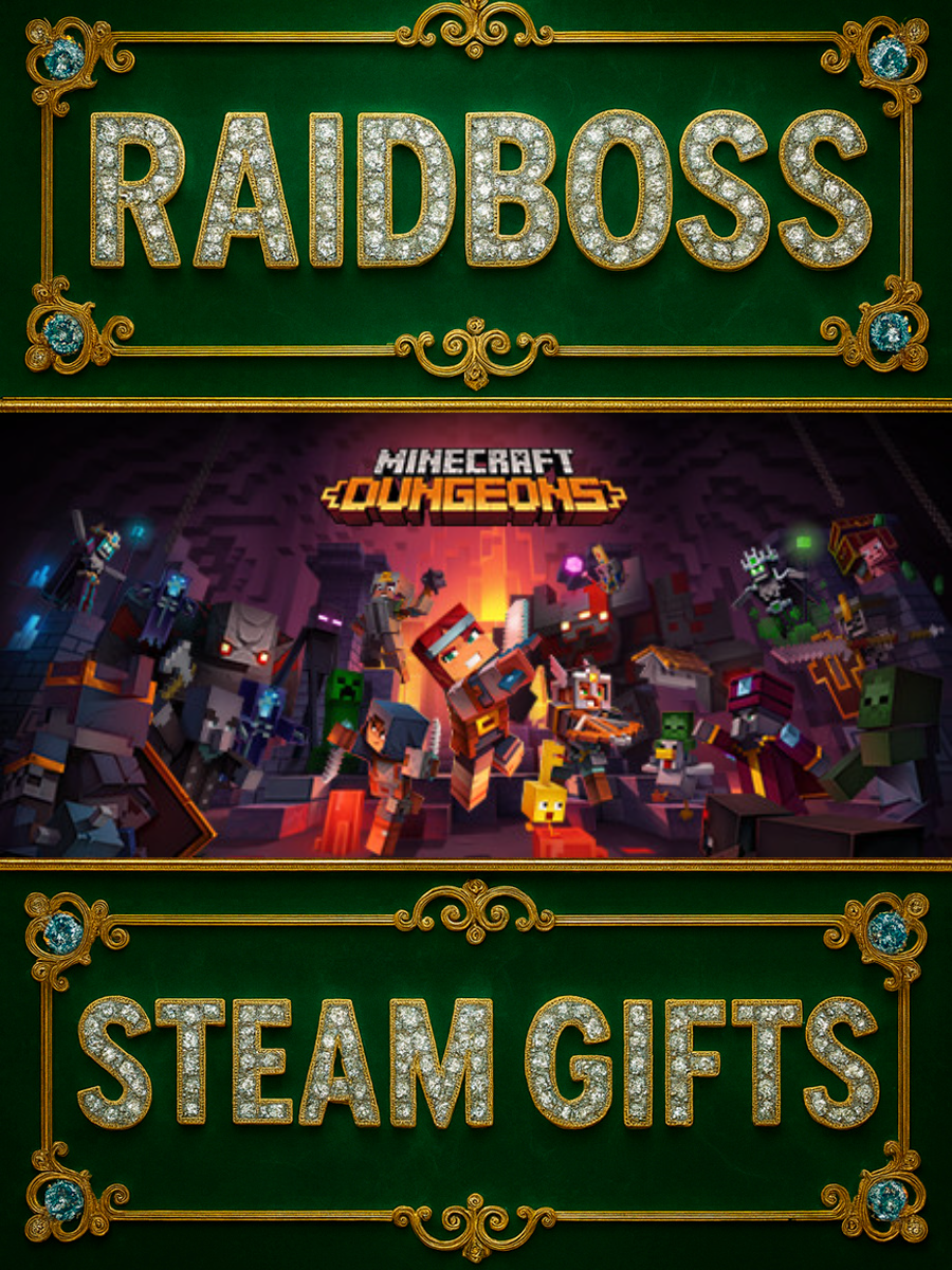 Minecraft Dungeons — купить Steam Gift для PC | подарок | Казахстан | автовыдача