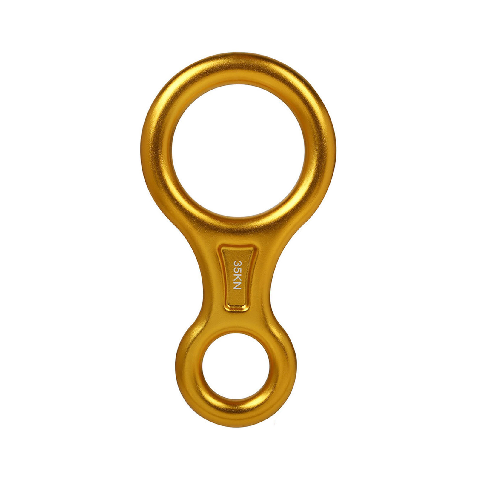 Спусковое устройство Figure 8 Descender 35KN Heavy Duty Colored Climbing Equipment Downhill Equipment for Climbing Ziplining Rescue Gold