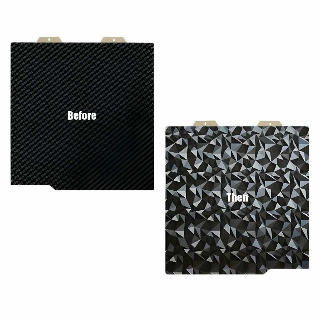 Печатная Форма PEI 3D 184mm Carbonfiber Каменная Текстура Термостойкая 300C Для Модели Легкого Удаления PETG ABS TPU