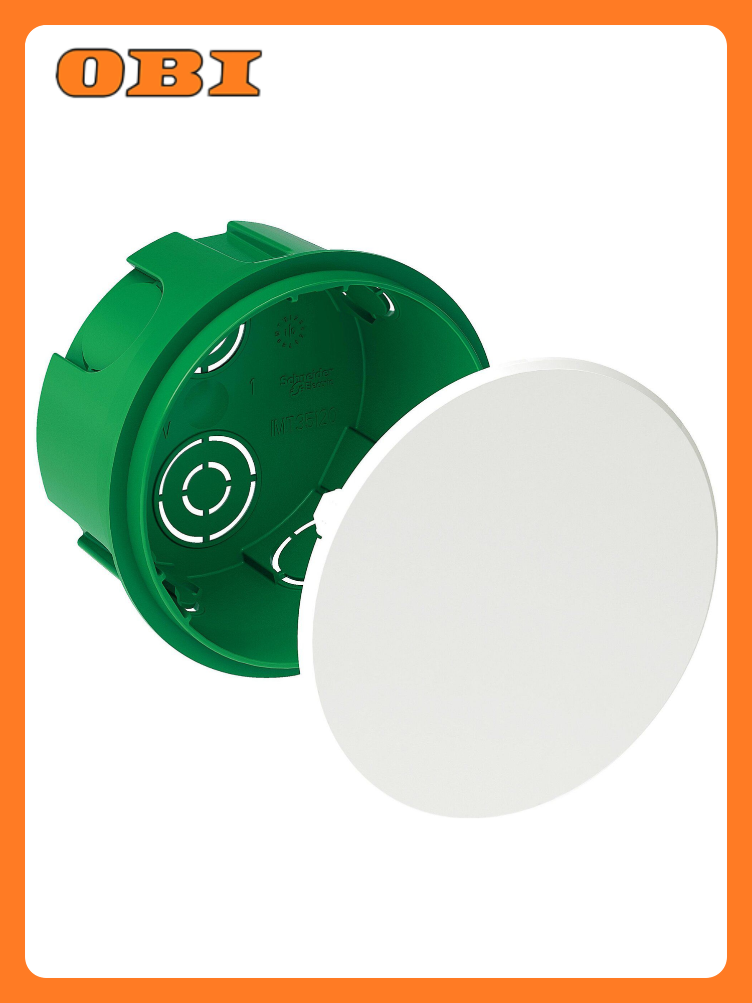 Распределительная коробка Schneider Electric Multifix 5 вводов 68х40 мм