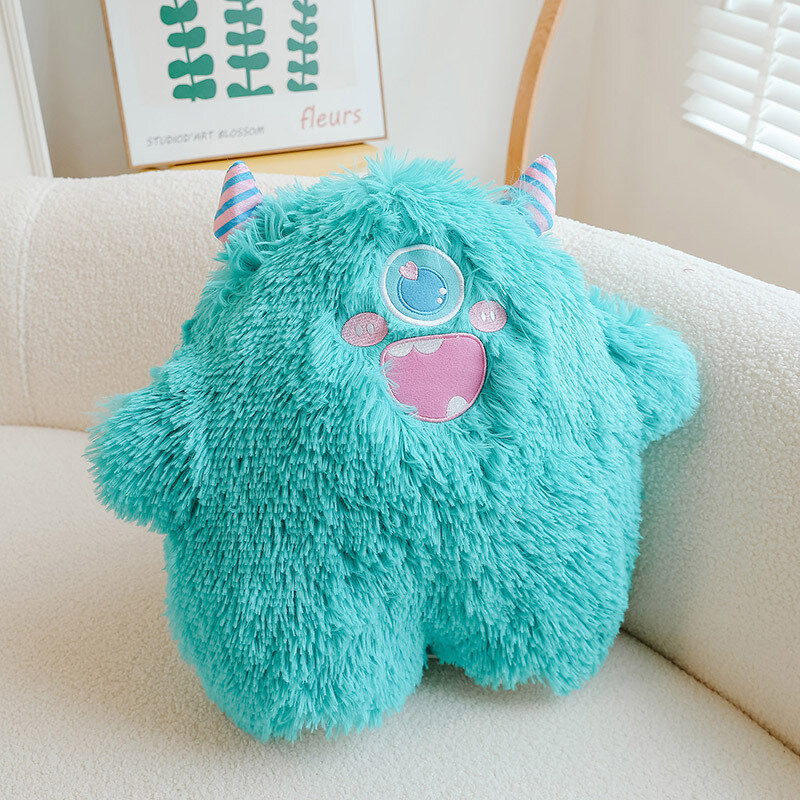 Плюшевая игрушка Ugly Little Monster, подушка для сна, мультяшная кукла, 45см, синий