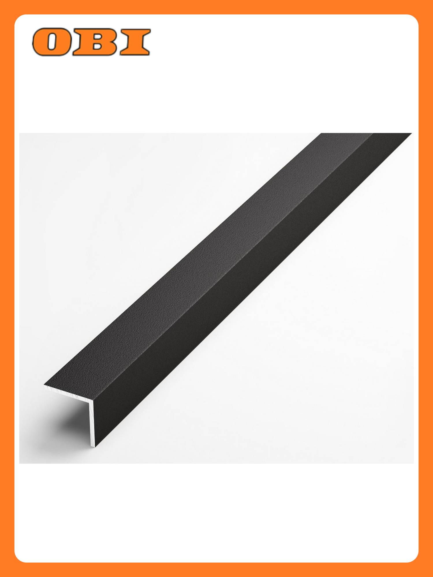 Уголок равнополочный лука черный 2700х10х1 мм