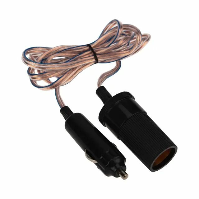 Удлинитель автоприкуривателя штекер гнездо 1,5м REXANT