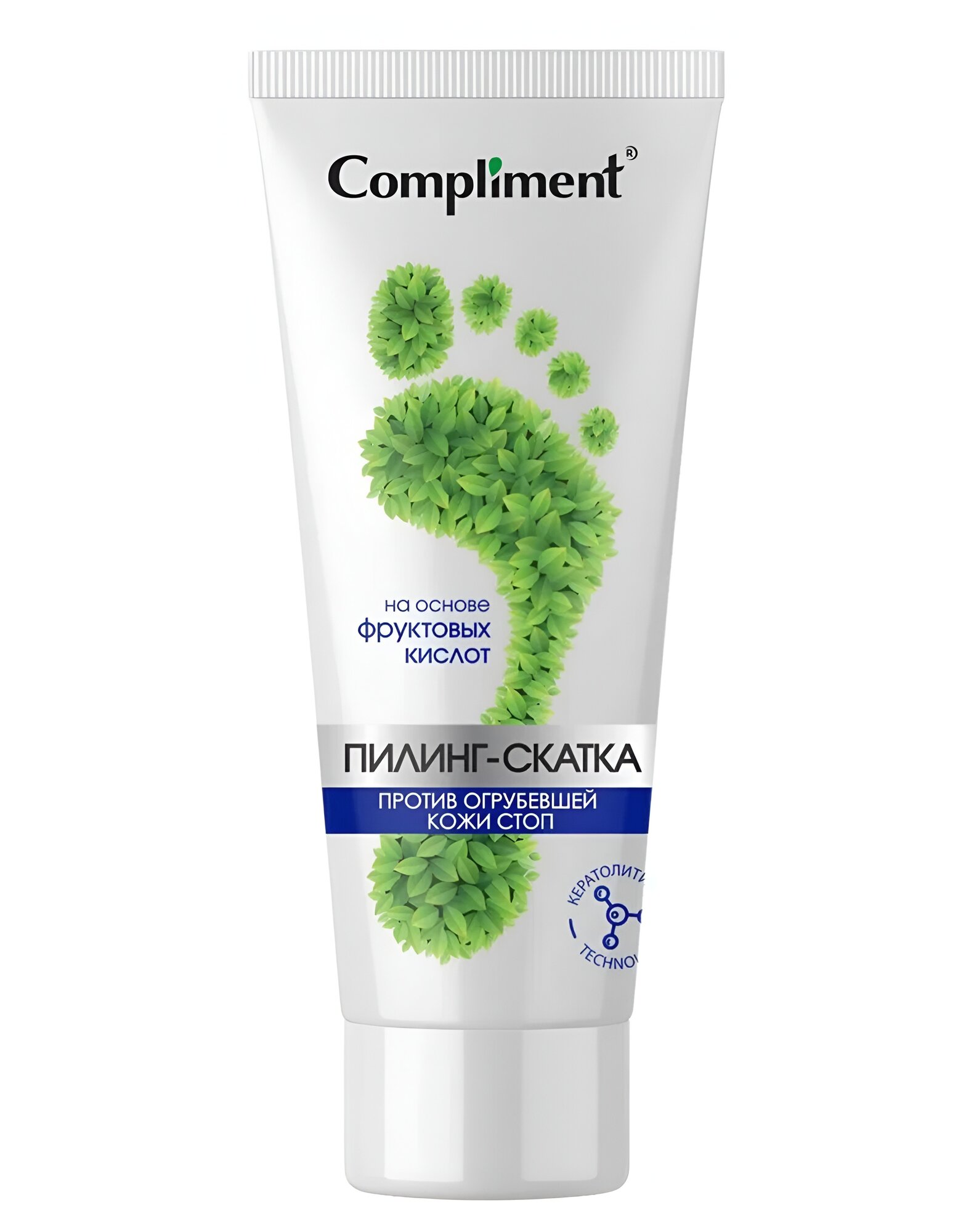Пилинг-скатка Compliment, против огрубения кожи стоп, фруктовые кислоты