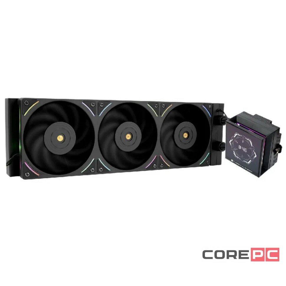 Система жидкостного охлаждения для процессора Thermalright Hyper Vision 360 UB ARGB Black (TRHV360UBAB)