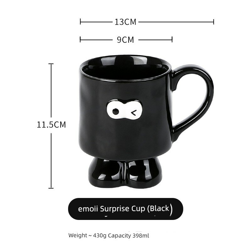 Креативная чашка MIXIM, оригинальная кружка для выражений, большая емкость, чашка для завтрака, чашка для воды,