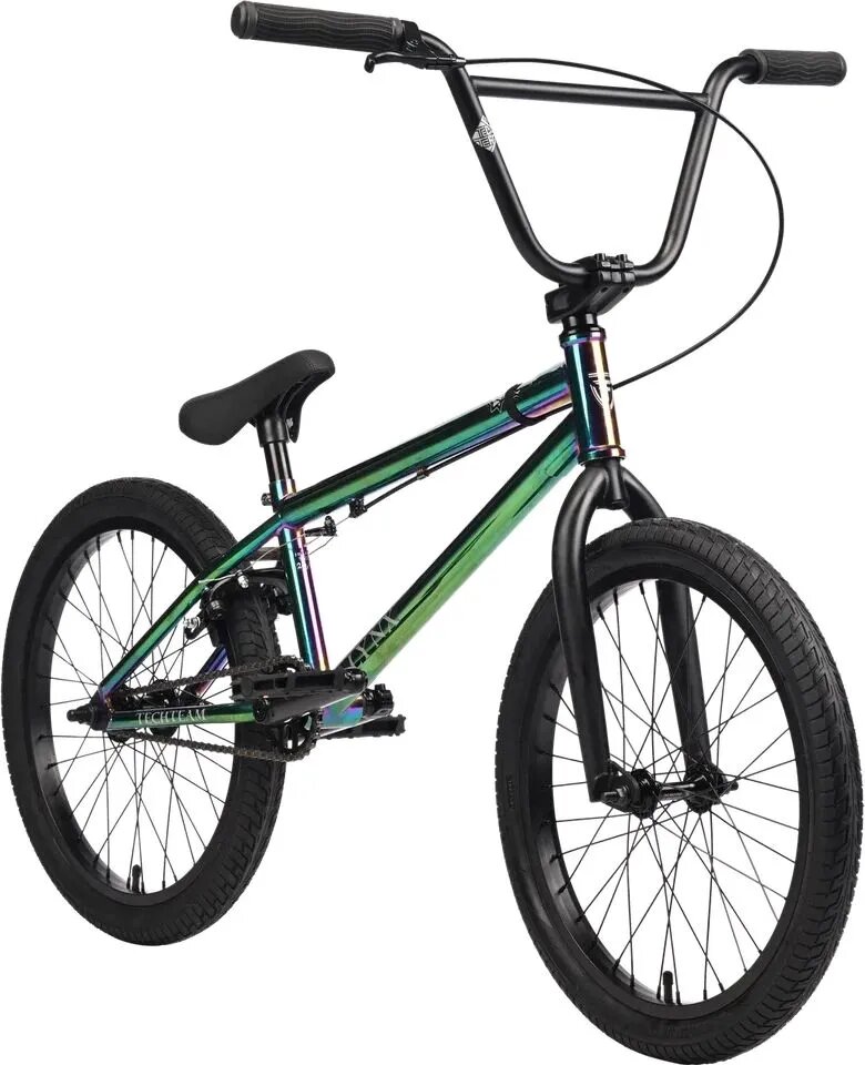 Велосипед BMX Tech Team LYNX, подростковый, трюковой, 20", рост 145-175 см, зеленый