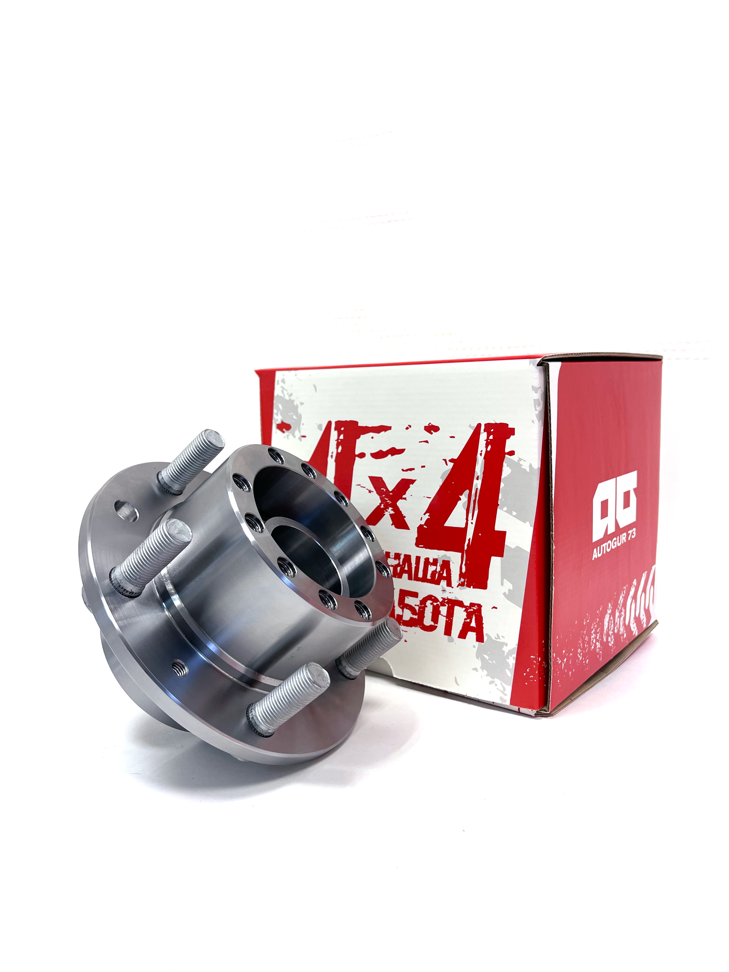 Ступица колеса УАЗ нерегулируемая с усиленными подшипниками на мост Спайсер, Тимкен в сборе со шпильками "Autogur73"