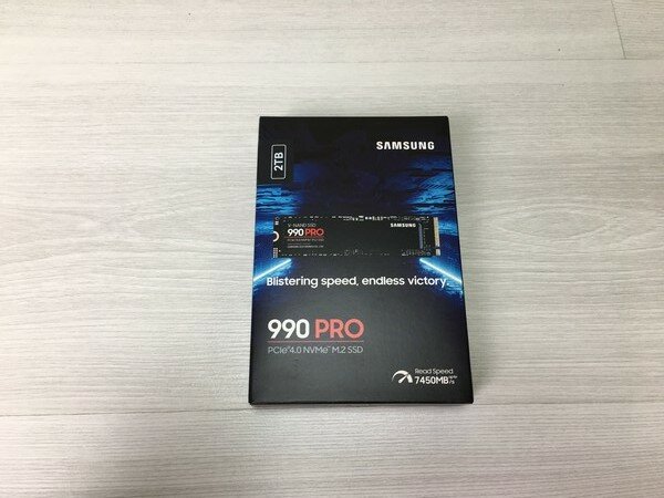 Накопитель SSD M.2 2280 2TB Samsung 990 Pro, NVME PCIe 4. x x4, MZ-V9P2T0BW