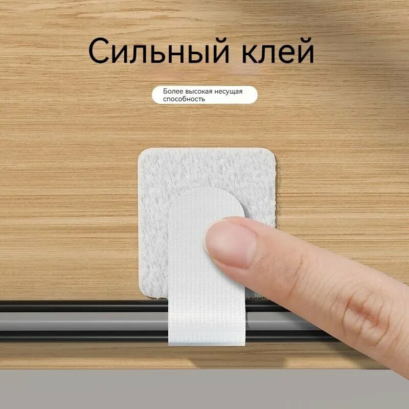 Настольный органайзер для кабеля передачи данных, можно разрезать стяжку компьютерного кабеля, нейлоновая застежка на липучке, 30 шт