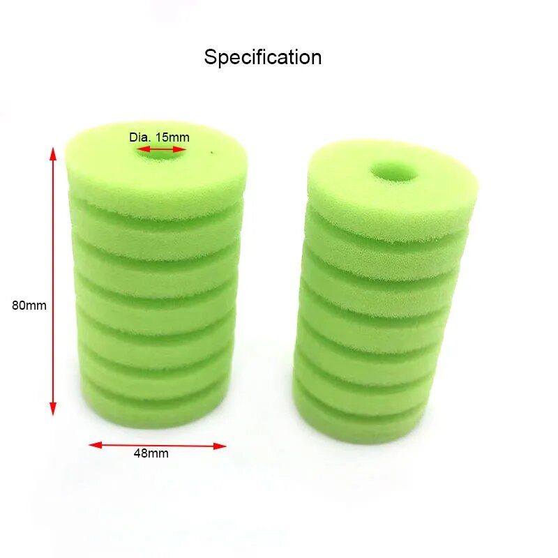Аквариумный фильтр ZHIYANG Filtro Aquario Зеленый, spong