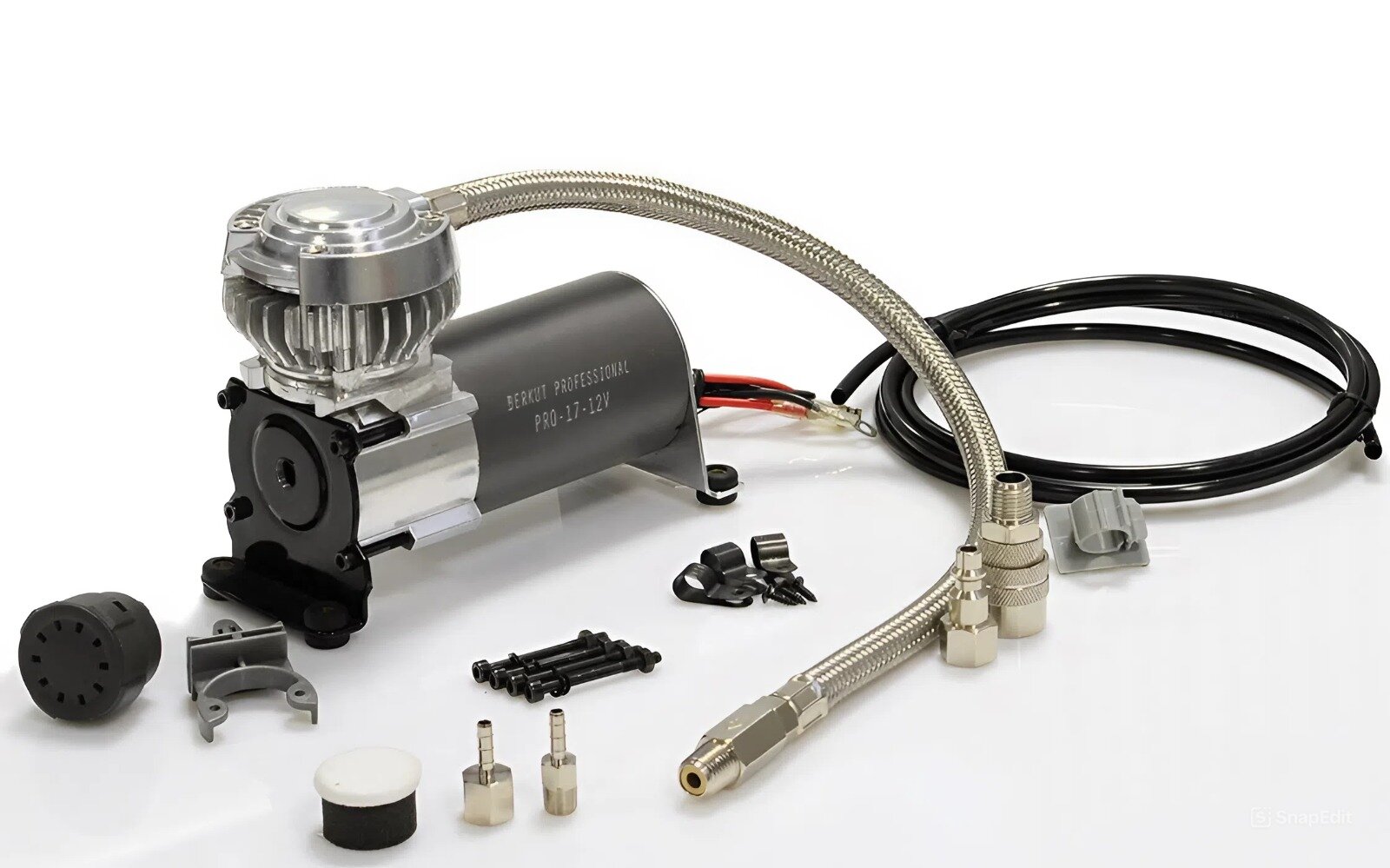 Компрессор BERKUT PRO-17, 12 V, поршневой, для стационарной установки