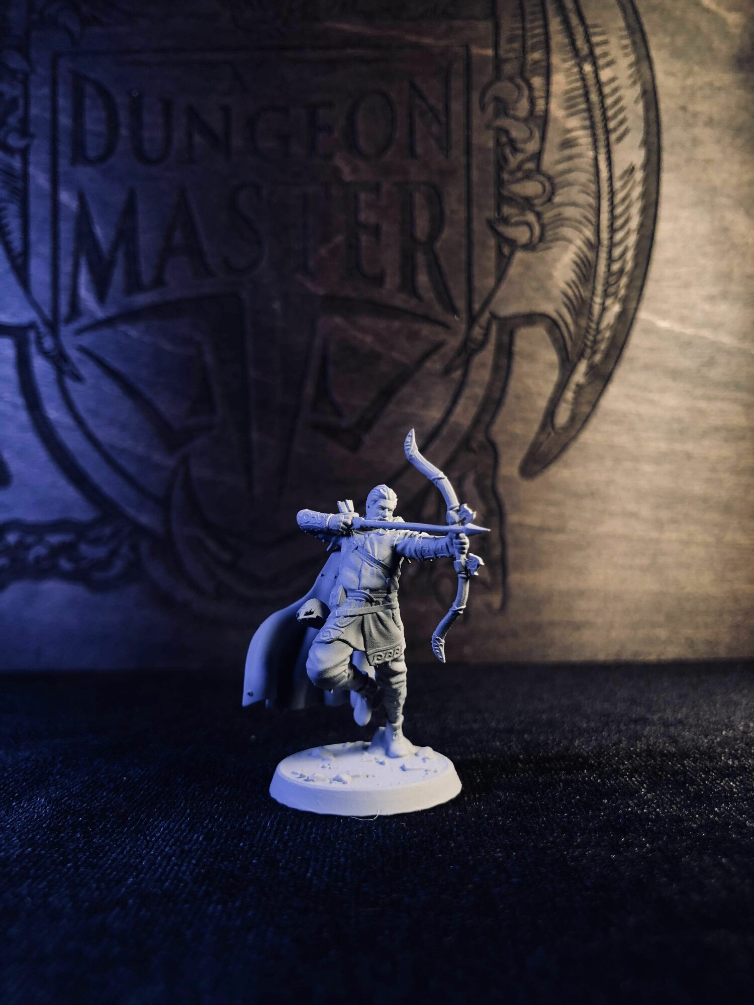 Воин севера, следопыт, викинги - Миниатюра для настольных игр DnD, ДнД, Dungeons & Dragons, Pathfinder.