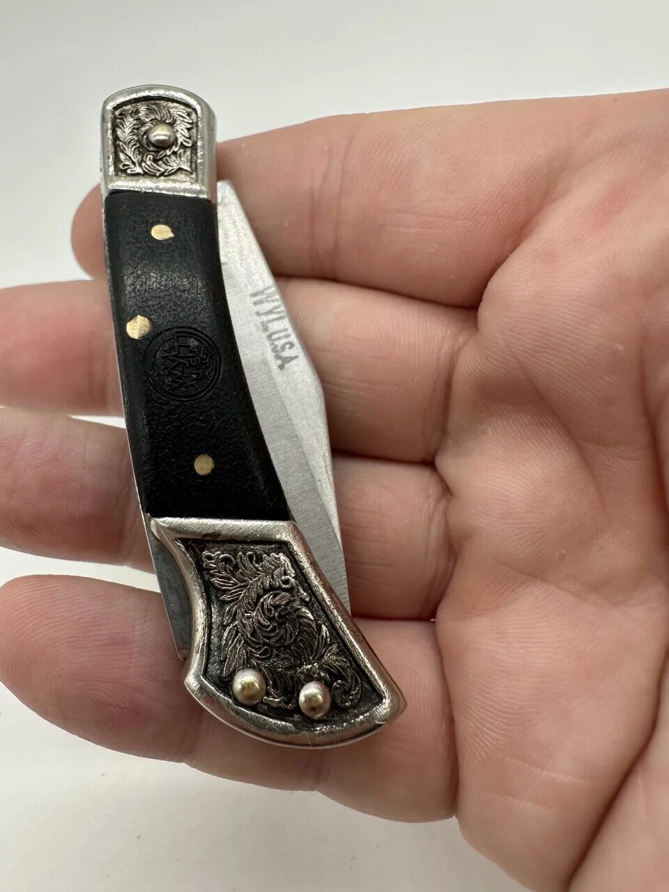 Нож Перочинный Раскладной Wyl Usa оригинальный с узором