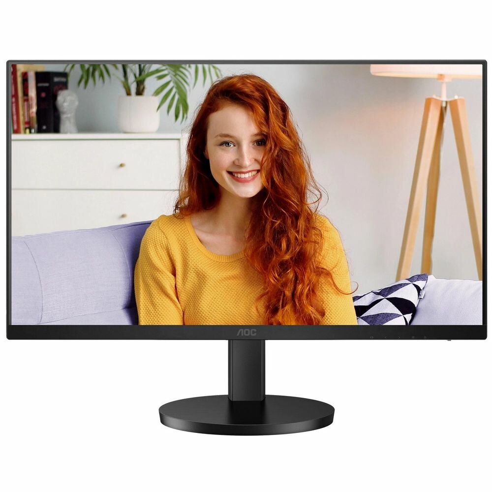 Монитор 27" AOC U27B3AF Black (4K, IPS, 3840x2160, 4 ms, 178°/178°, 350 cd/m, 20M:1, +2xHDMI 2.0, +DisplayPort 1.4, +MM, HAS)