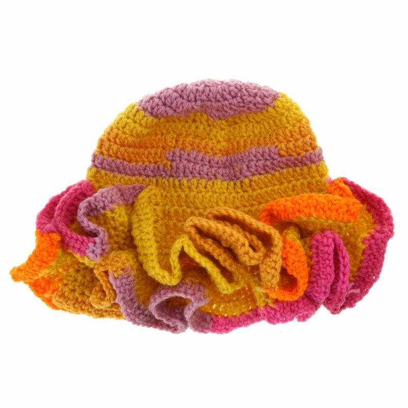 Кружевная шляпка ручной вязки из инулина