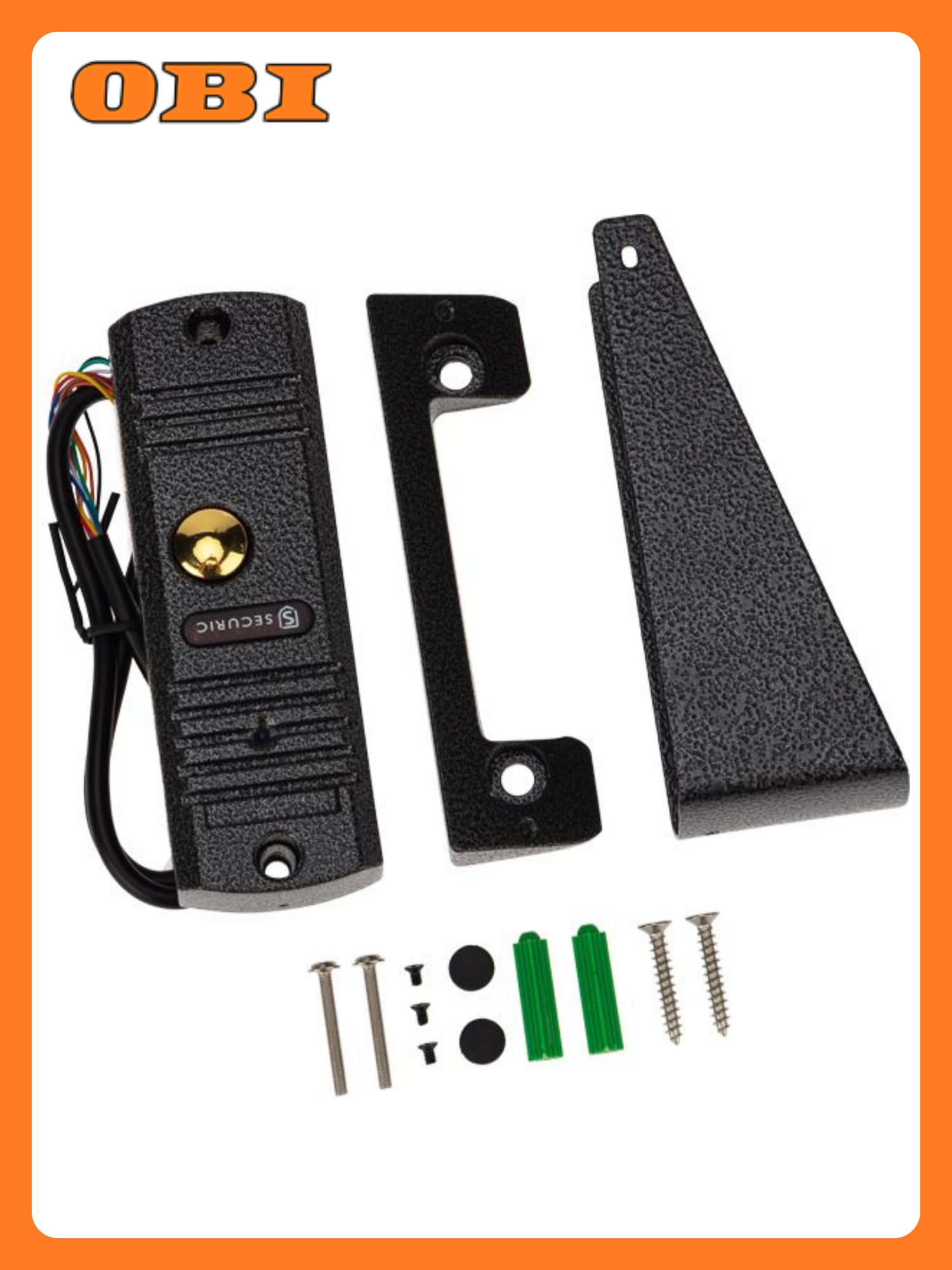 Вызывная видеопанель SECURIC AC-316, AHD, антивандальная, серая