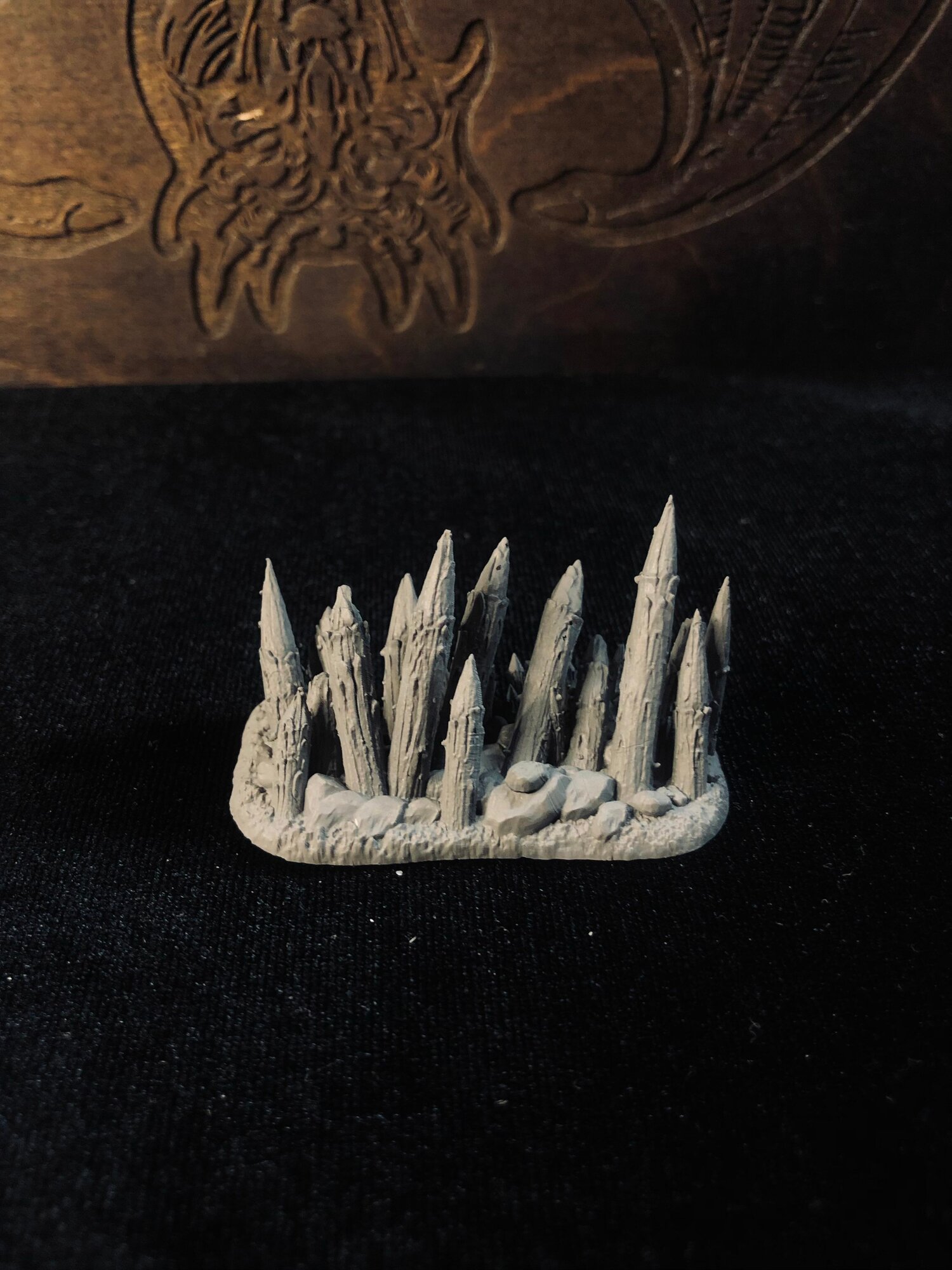 Частокол, баррикада 4 - Террейн, Миниатюра для настольных игр DnD, ДнД, Dungeons & Dragons, Pathfinder.