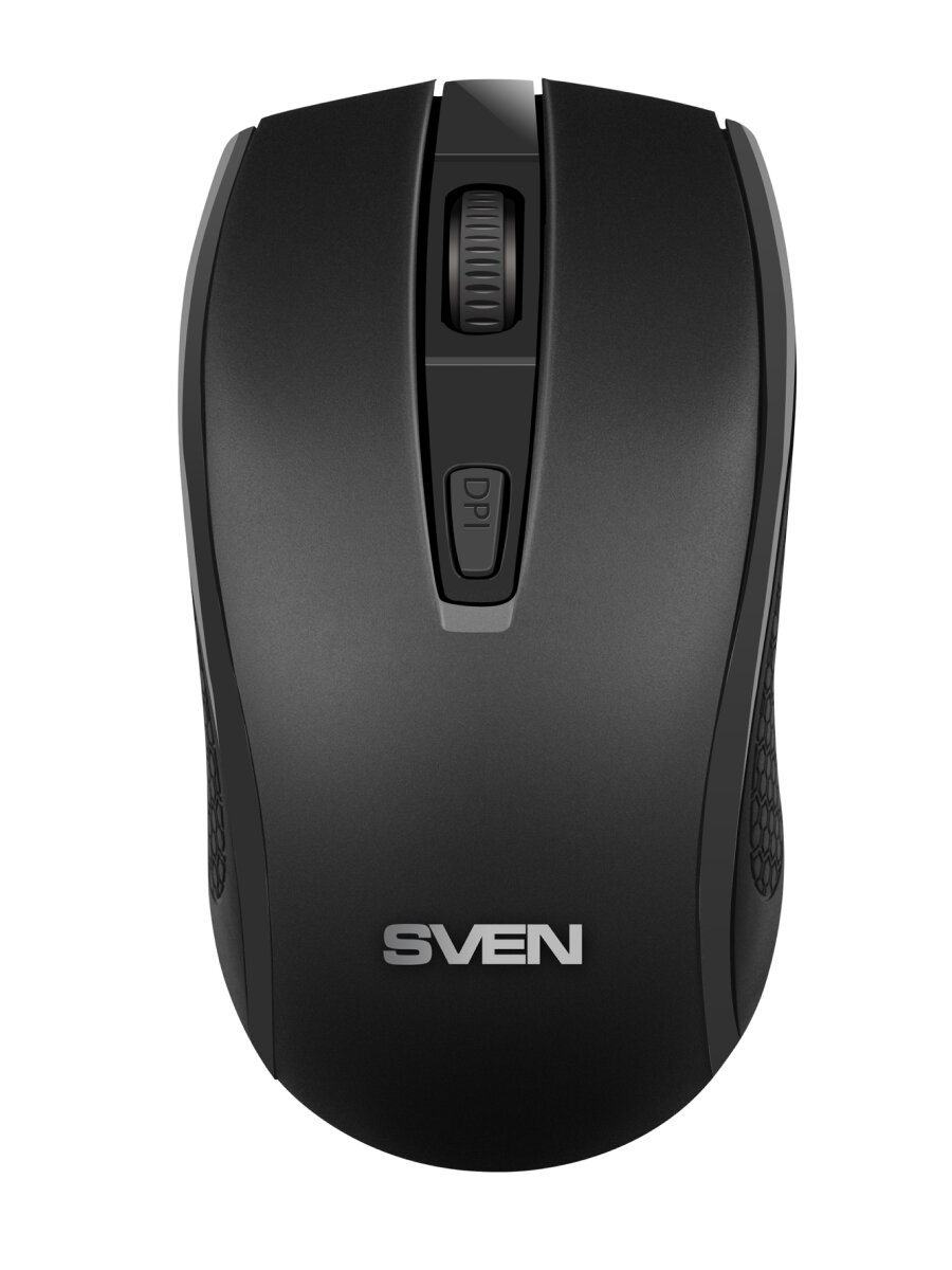 Мышь беспроводная SVEN RX-220W black (USB, 1600dpi, 4but) (SV-016227)