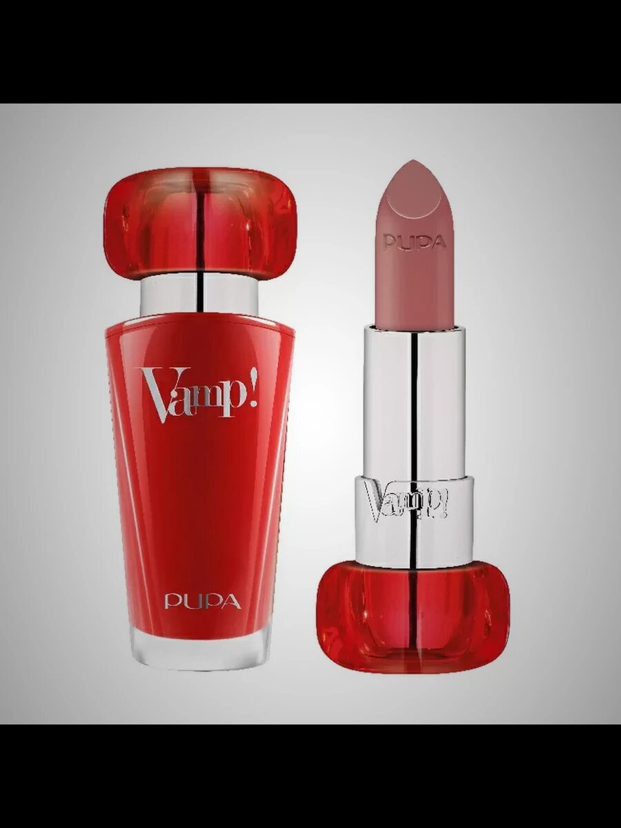 PUPA MILANO VAMP! Lipstick 205, Губная помада VAMP! тон 205 Легендарный нюдовый