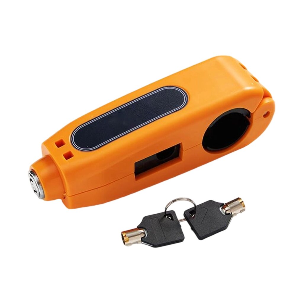 Замок для руля и тормозного рычага мотоцикла, подходит для велосипедов, скутеров, мопедов и квадроциклов