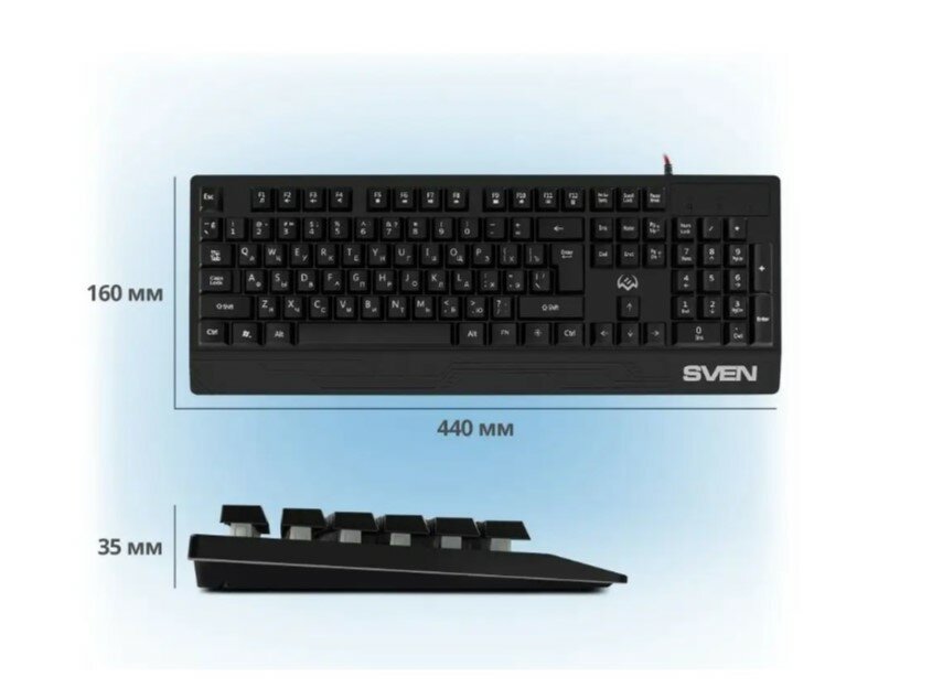 Клавиатура Sven KB-G8300 USB игровая