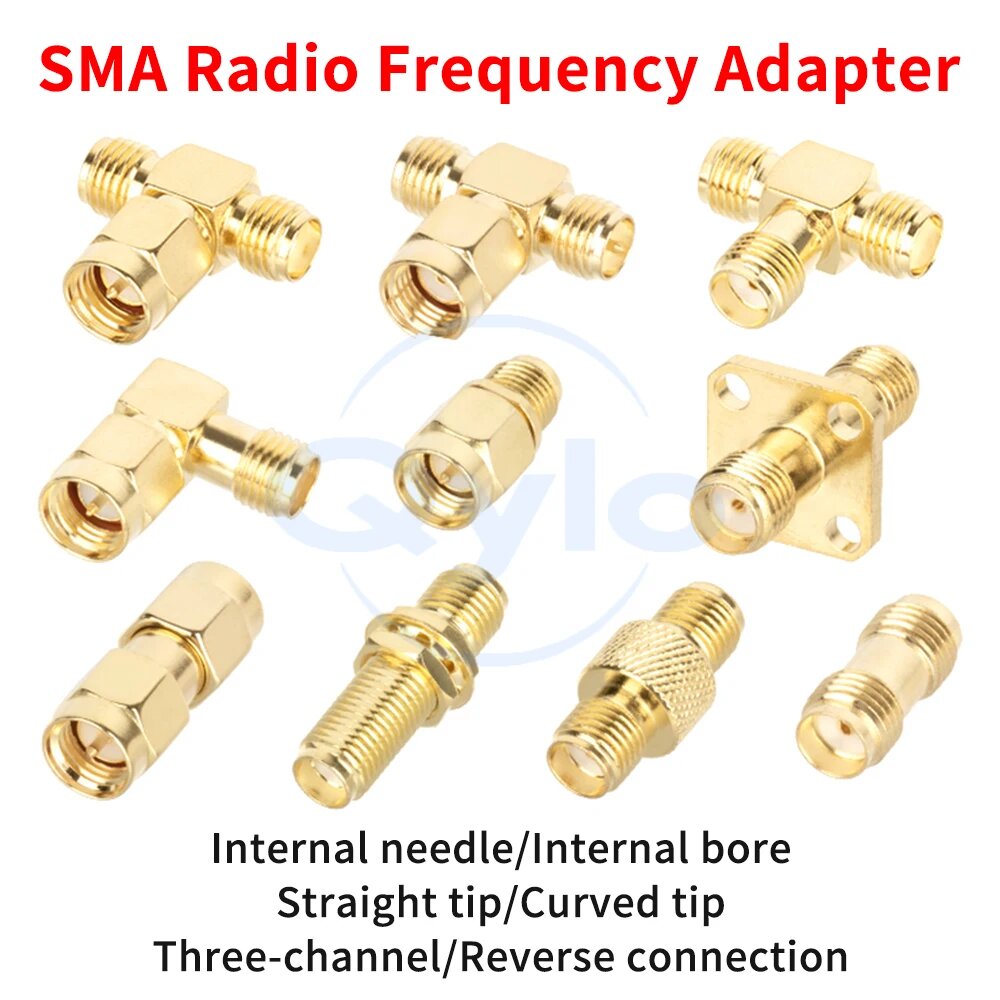 SMA Male Straight-through Connector (internal pin), Цвет: 1 — фото 1