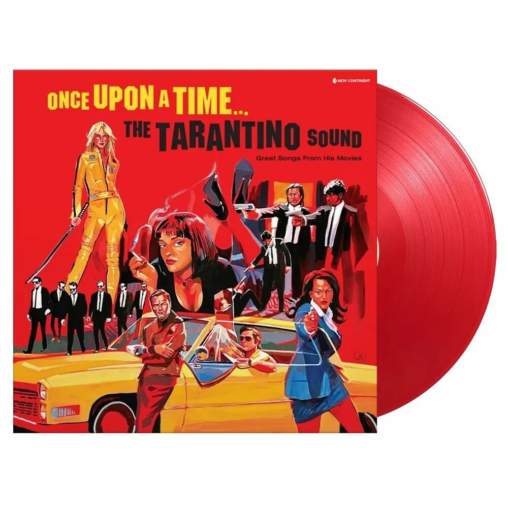 Однажды в. Звуки Тарантино OST (Red Limited Soundtrack) Красная Виниловая Пластинка, Саундтрек-Сборник к Фильмам: "Once Upon a Time, The Tarantino Sound"