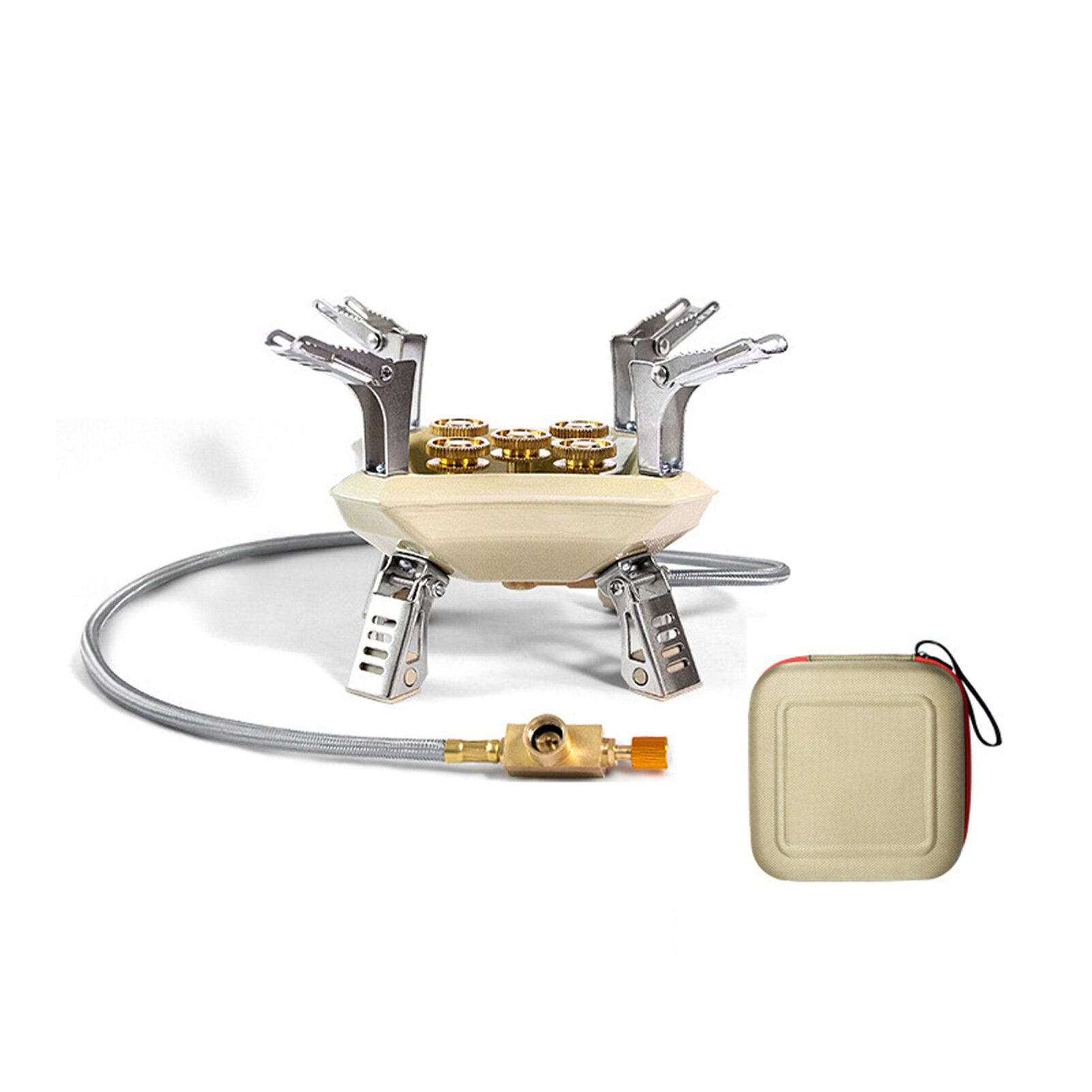 16800 Вт мощные уличные металлические печи для кемпинга, портативная печь для пикника, барбекю, складные печи с сумкой для хранения, аксессуары для кипячения воды и приготовления пищи