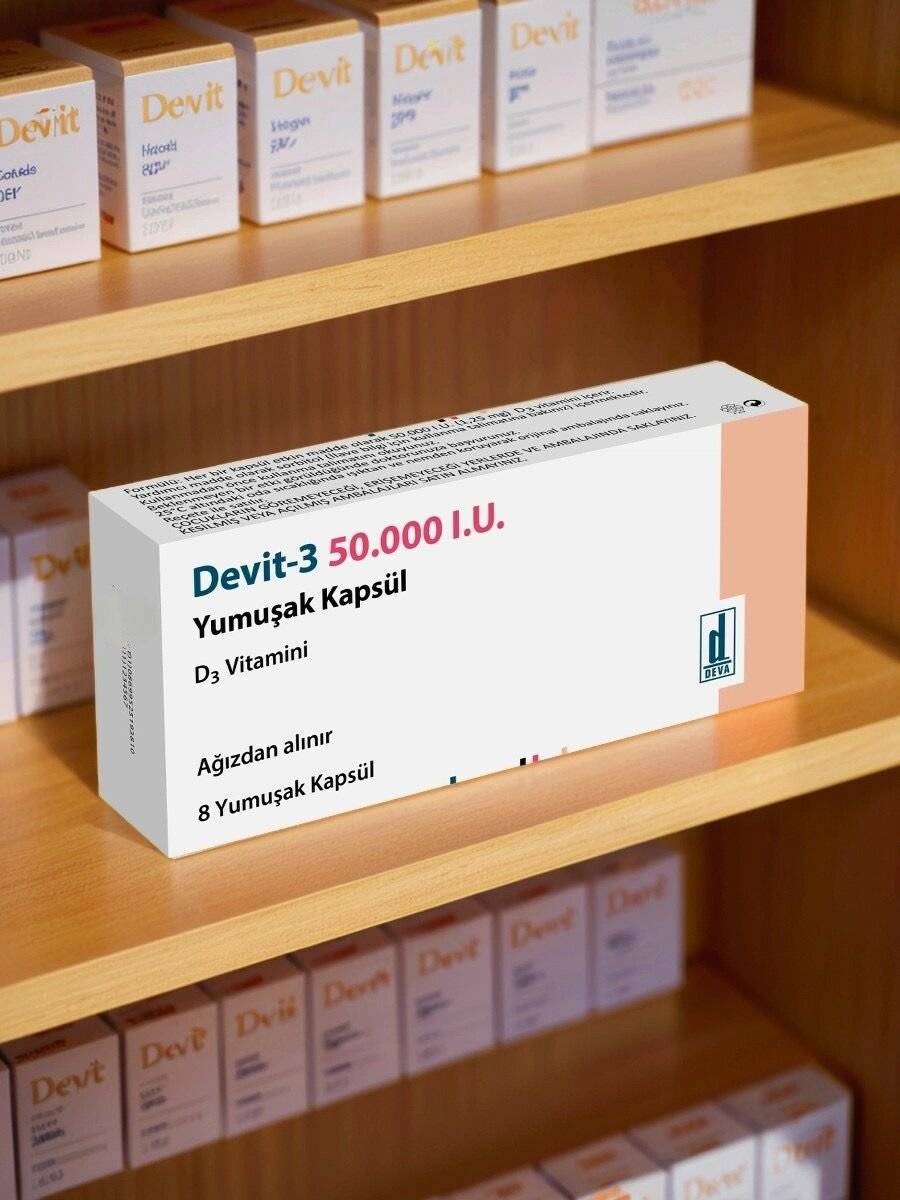 Витамин Д 50 000 МЕ Девит-3, 8 капсул