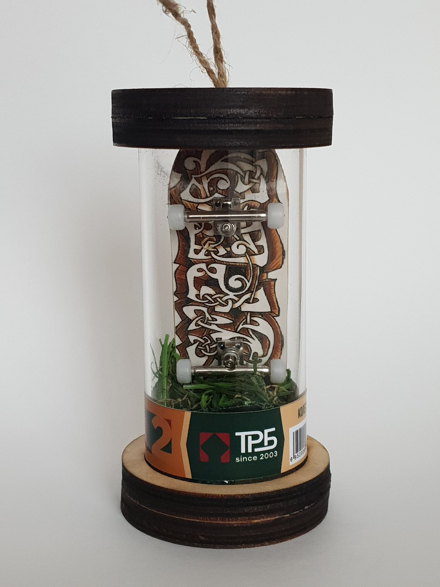 Фингерборд Турбо П12 капсуле 36 мм профессиональный, деревянный (Turbo-FB) / Фингер скейт для пальцев / Пальчиковый скейтборд