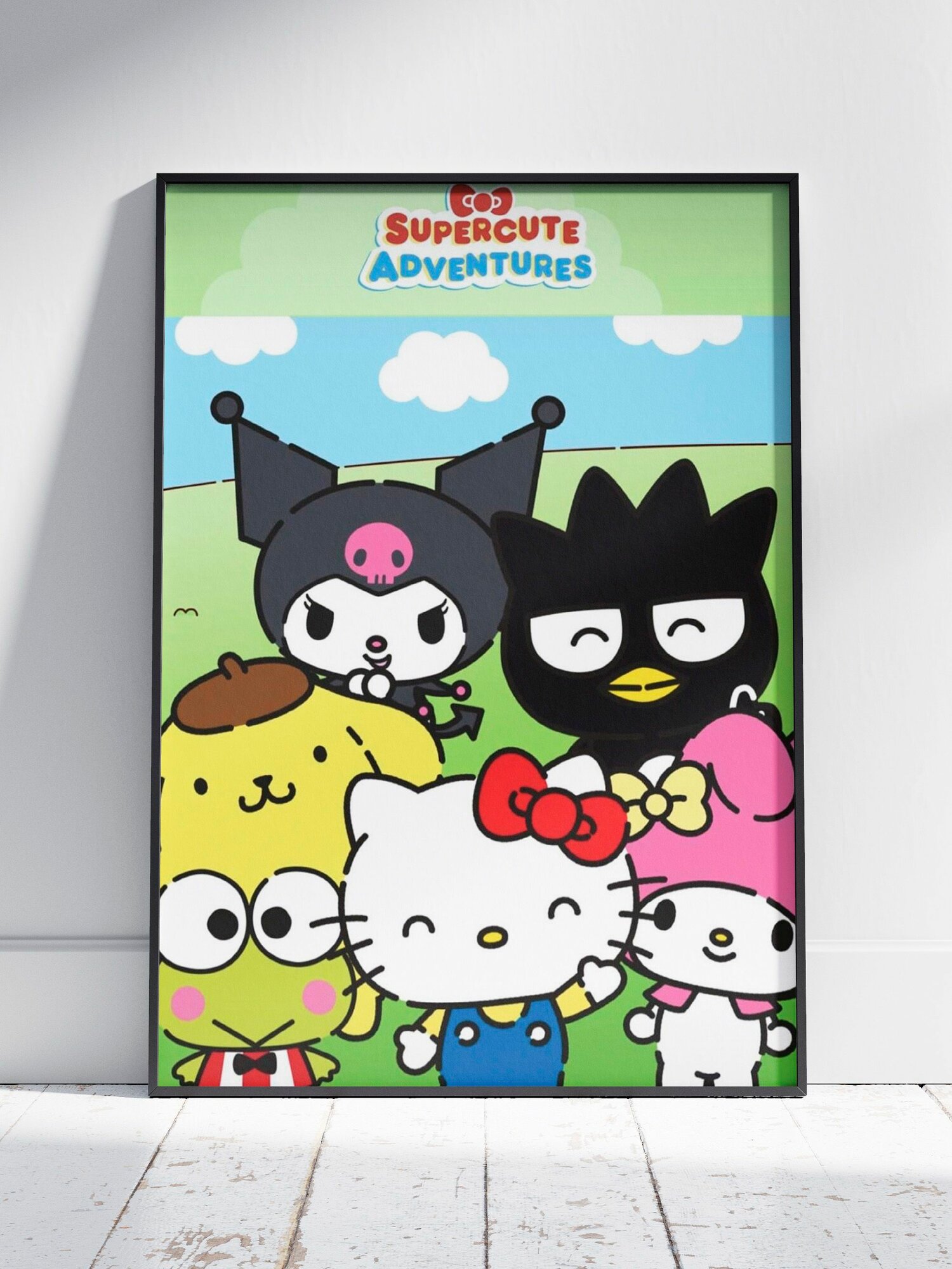 Плакат на стену для интерьера Персонажи Санрио (Sanrio 7) - Постер по милым героям формата A4 (21x30 см)