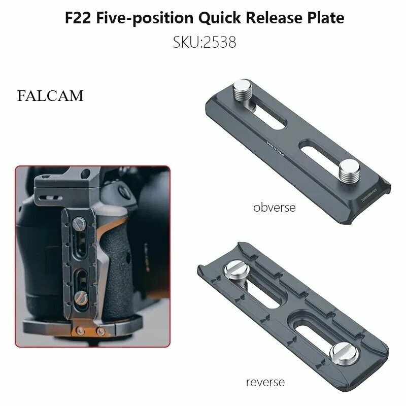 Falcam F22 2538 Серия Quick release базовая быстросъемная плата/ пятипозиционная плата (если продукт был обновлен, мы вышлем вам последнюю версию)