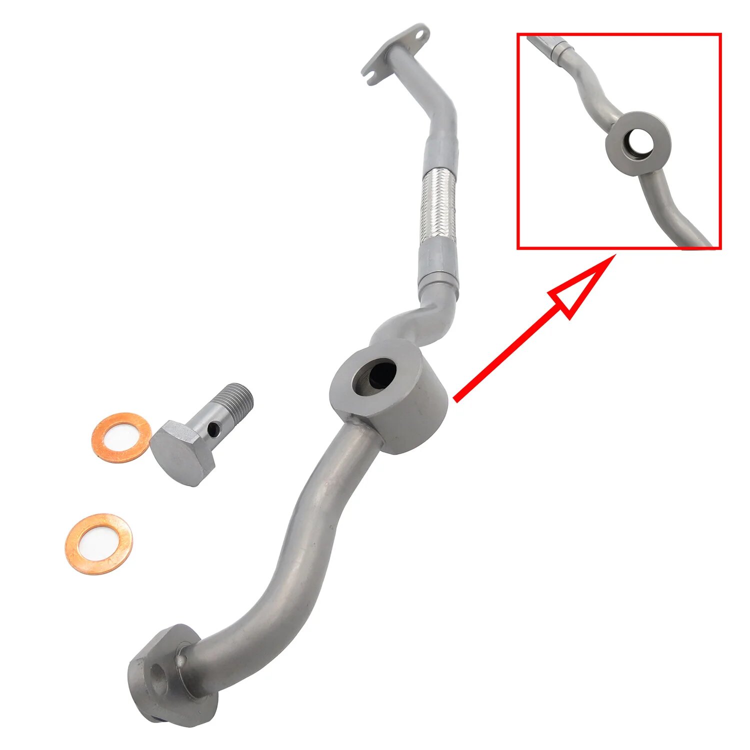 Возвратная труба турбомасляного масла для Alfa Romeo Giulietta 1.4 Fiat 500L Bravo II Tipo Estate 1.4 Lancia Delta III 1.4 2007-2020 55218309