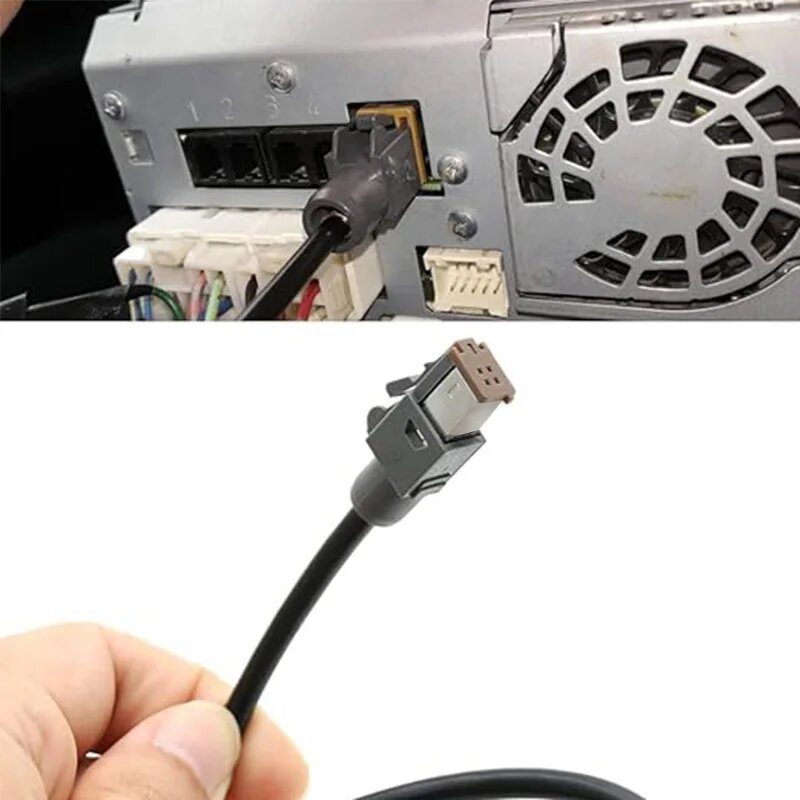 Автомобильный USB-кабель USB-адаптер Aux Audio Вход Автомобильный USB-кабель ABS Черный Для Outback Для Suzuki Для Legacy