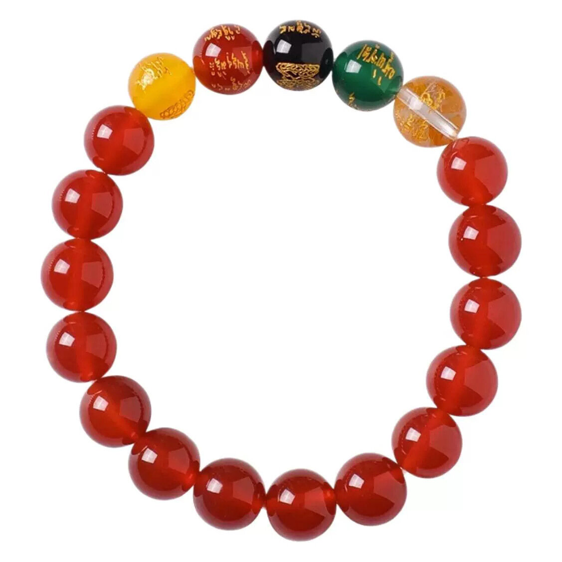 YM Mall Браслеты из бусин Малайский ювелирный камень Унисекс Красота