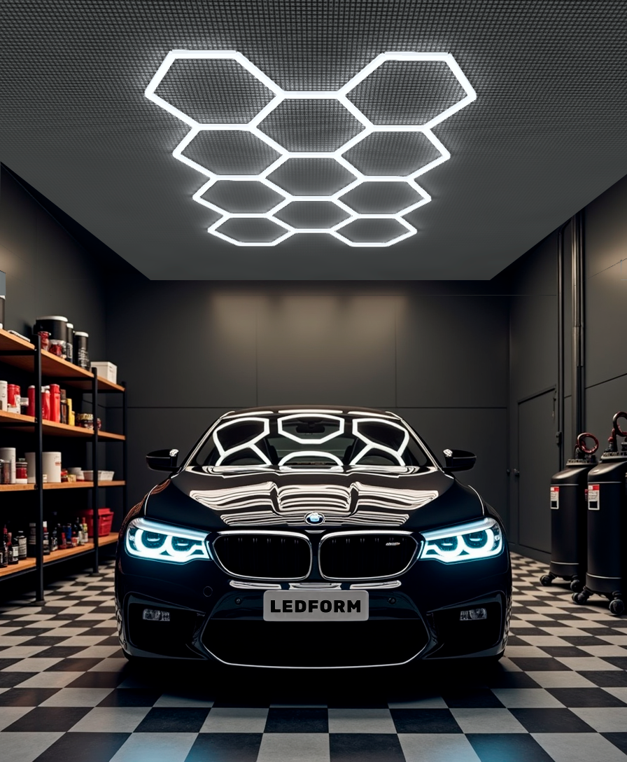 Модульное LED/ЛЭД освещение 4000К теплый свет, 440 Вт, одиннадцать сот ячеек, модуль 44 см