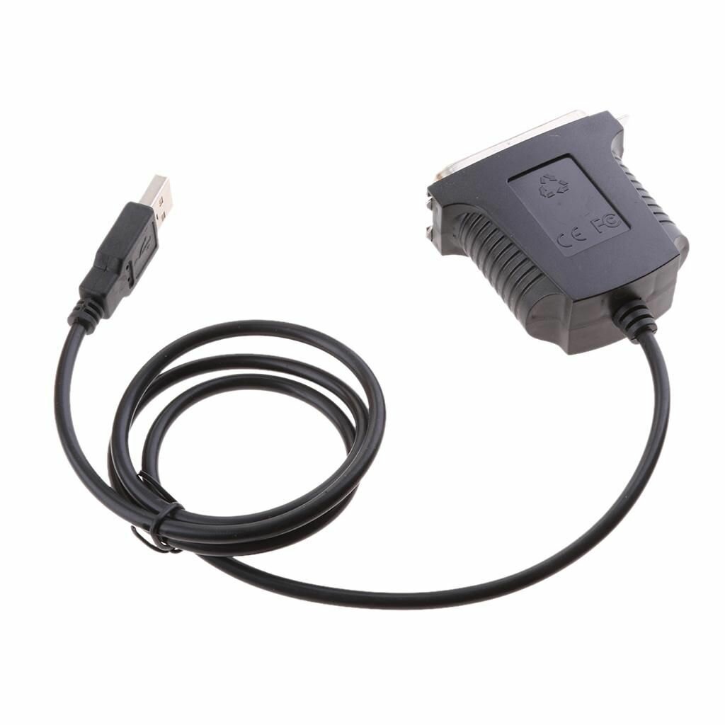 Кабель USB-параллельный принтер, 1.2м, для подключения старых принтеров к ПК, поддержка ECP/EPP/SPP, Plug & Play
