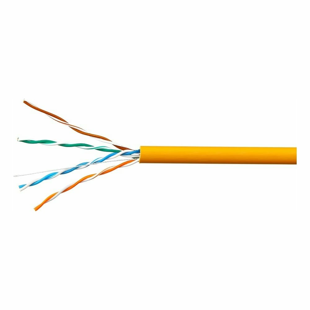 Кабель SkyNet Premium UTP-LSZH 4x2x0,51, медный, FLUKE TEST, кат.5e, однож, 305 м, box, оранжевый CSP-UTP-LSZH-4-CU