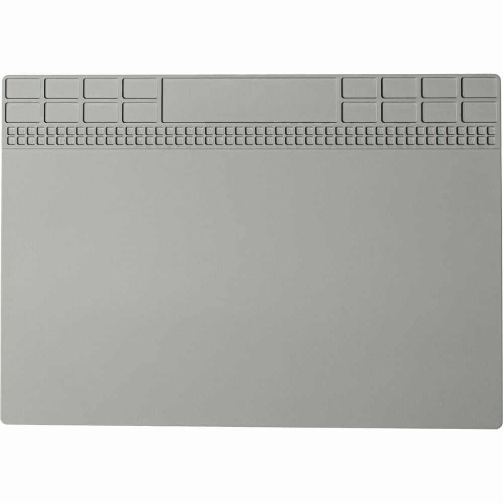 Термостойкий коврик для пайки и ремонта T613 (350x250 мм, серый) QUICKO QTST613