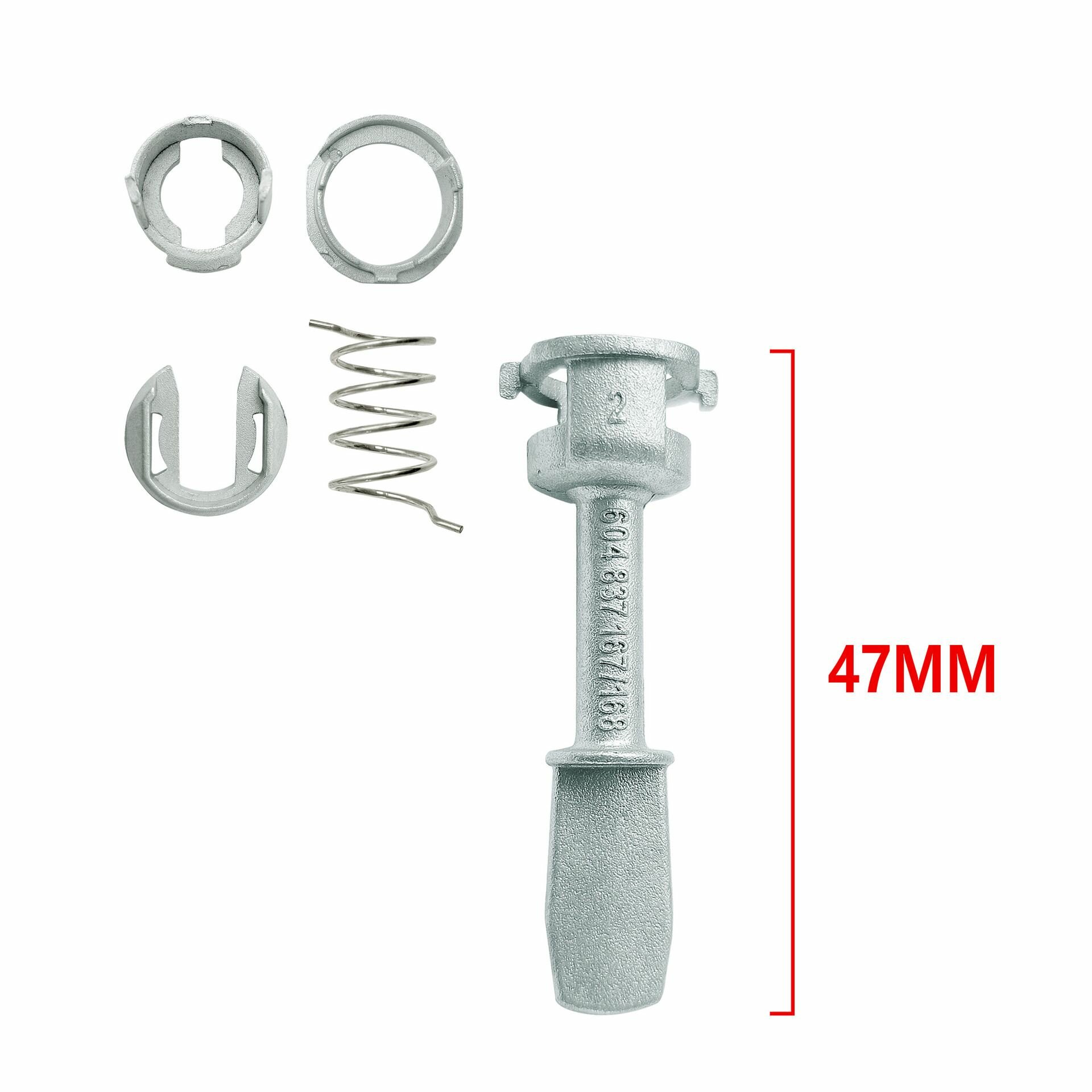 Комплект для ремонта дверного замка VW GOLF 4 IV MK4 A6 SKODA FABIA POLO 9N, 604837167/168 подходит для левой и правой стороны, 7 шт.