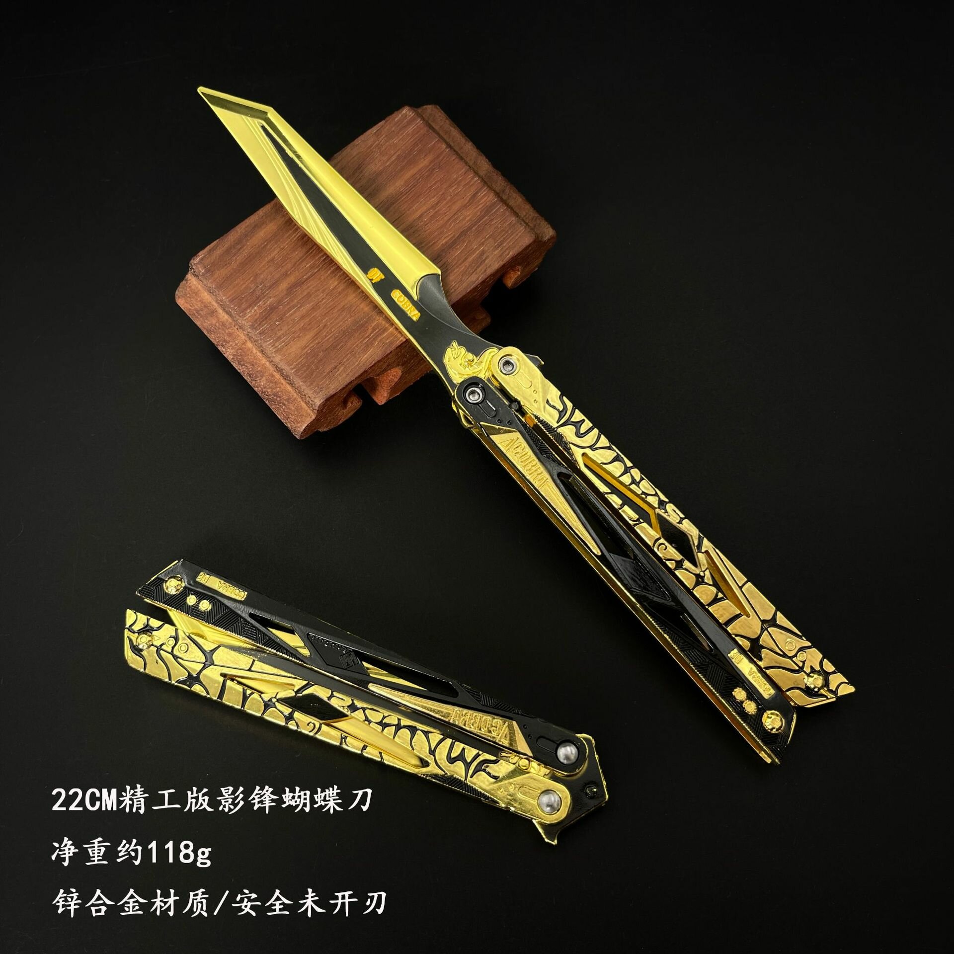 Складной нож Delta Action Merchandise Shadow Butterfly, модель из сплава, тренировочный нож, не заточенный игрушечный нож